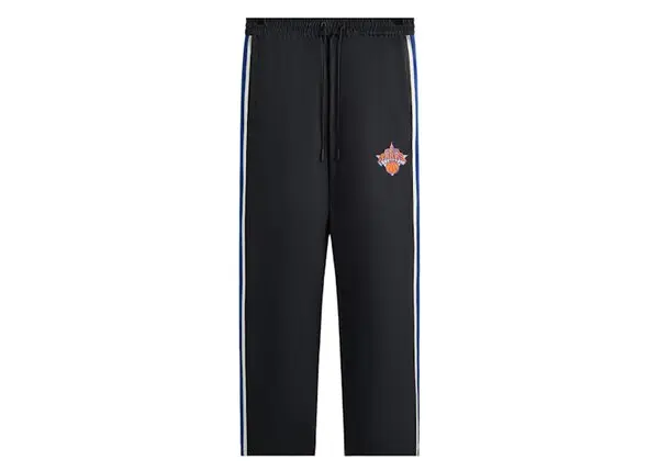 Kith X New York Knicks Vintage Nylon Wide Leg Pant - Black