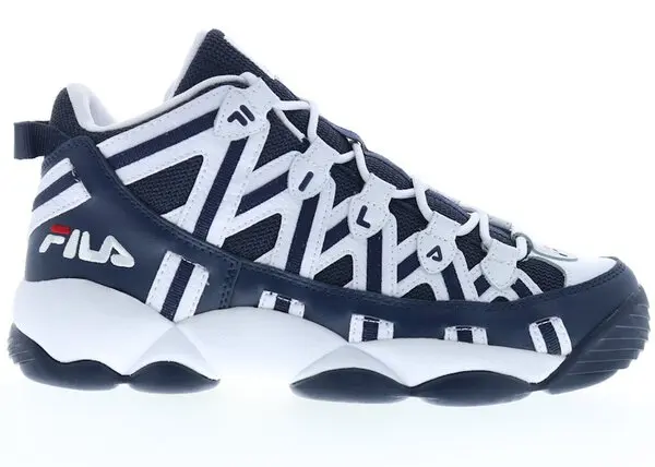 FILA Stackhouse Spaghettiin Sneakers - White/navy Blue