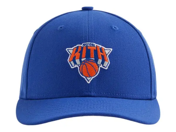 Kith X New Era The New York Knicks Logo 59fifty Fitted Cap - Royal