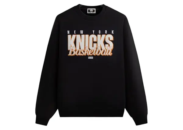 Kith X New York Knicks Nelson Crewneck Sweatshirt - Black