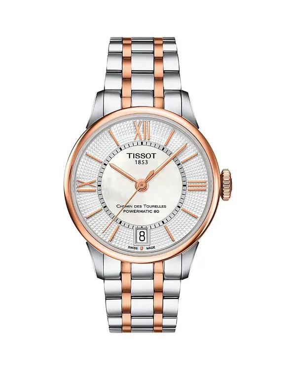 TISSOT 32mm Chemin Des Tourelles Powermatic 80 Lady Watch