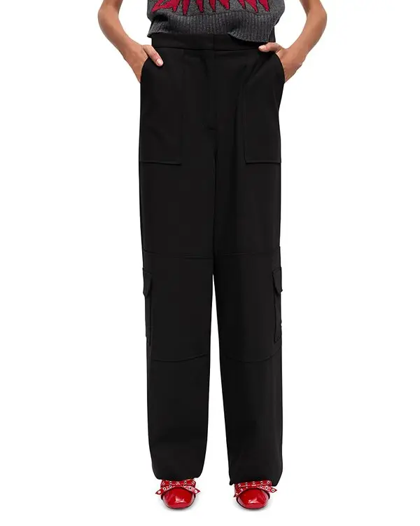 GANNI Twill Cargo Pants