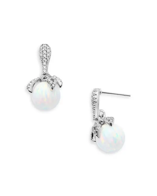 BASLIQ Moonstone Drop Earrings