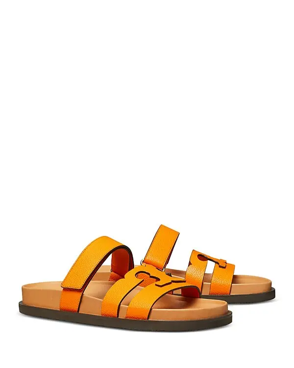Tory Burch Ines Sport Slide - Orange Citrus