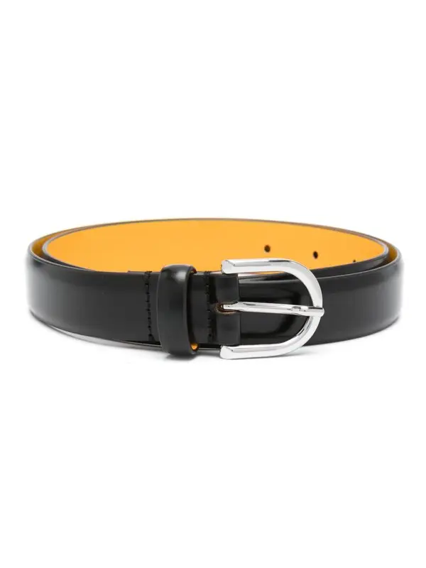 DOUCAL'S Leather Adjustable Belt