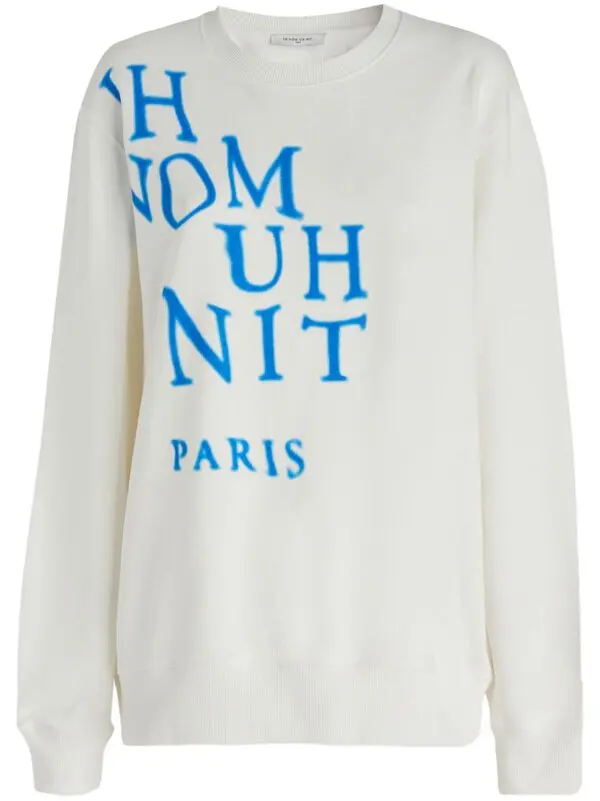 IH NOM UH NIT Logo-print Sweatshirt - White