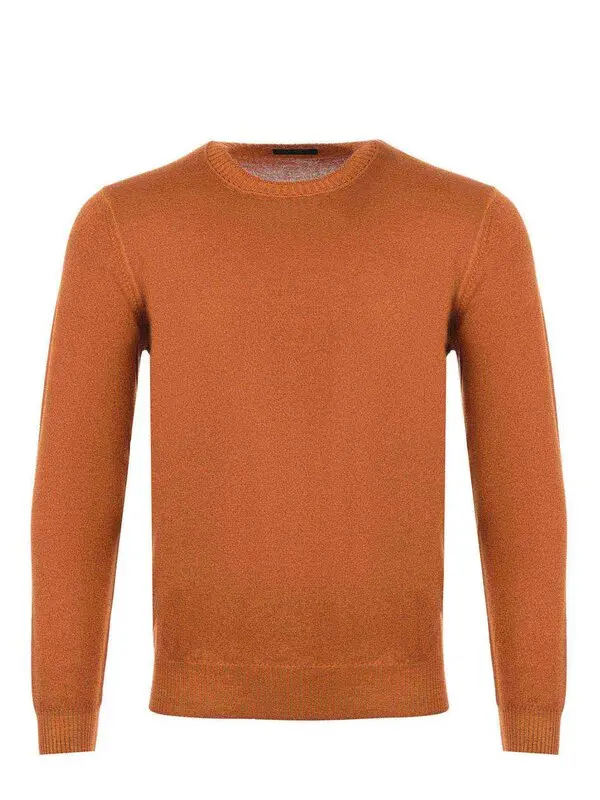 FAY Virgin Wool Sweater - Ruggine