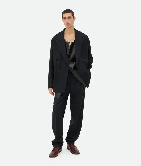 Bottega Veneta Striped Wool Jacket