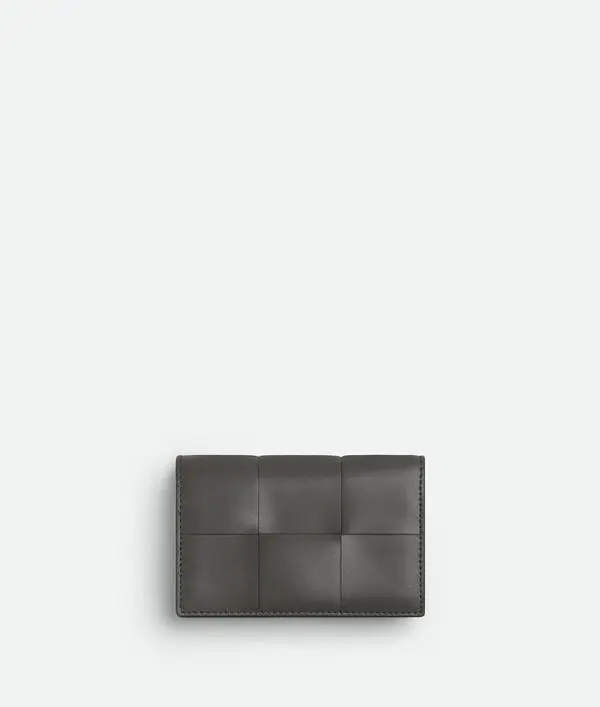 Bottega Veneta Cassette Business Card Case - Lapilli/limonite