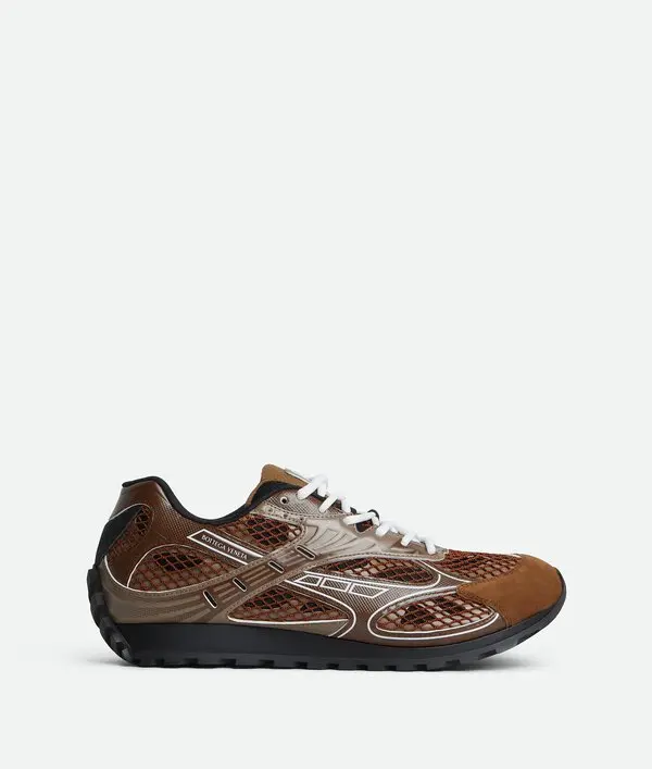 Bottega Veneta Orbit Lace-up Sneakers - Star Anise/pinecone