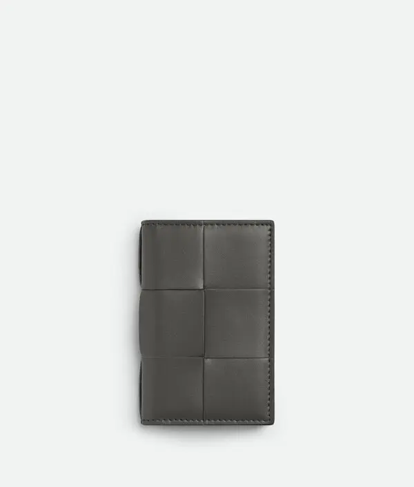 Bottega Veneta Cassette Flap Card Case - Lapilli/limonite