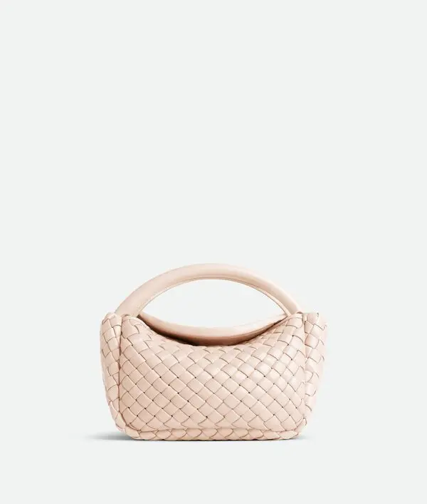 Bottega Veneta Small Cobble Top Handle Bag - Cameo