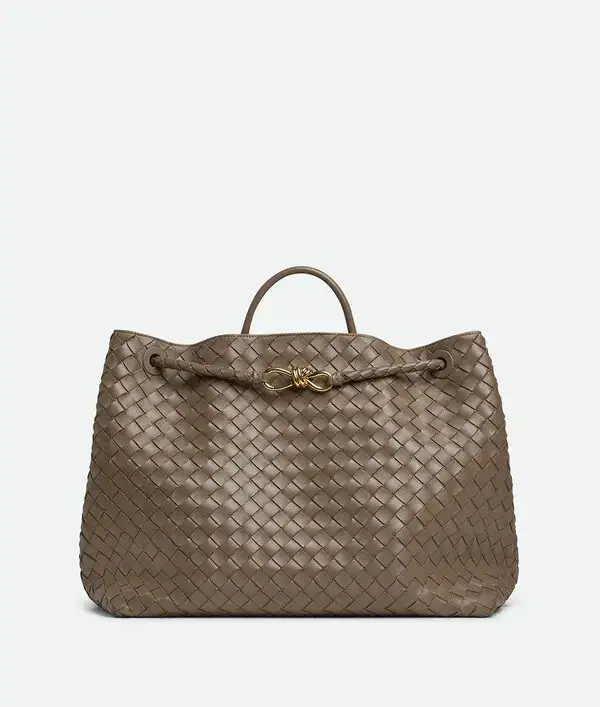 Bottega Veneta Large Andiamo Top Handle Bag - Pinecone | Editorialist