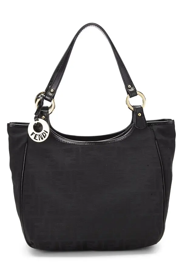 Fendi Zucca Canvas Shoulder Bag