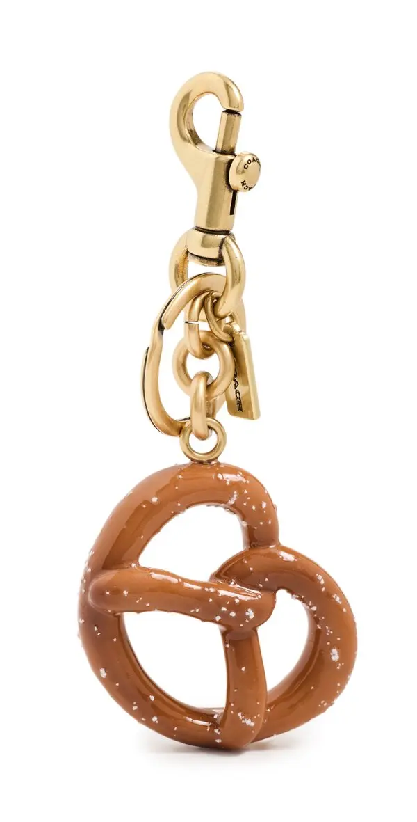 Coach Pretzel Bag Charm Keychain
