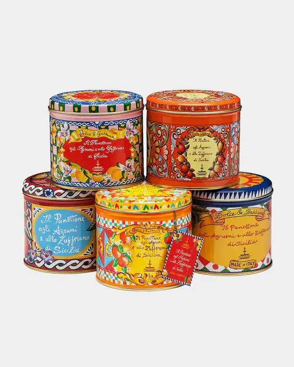 Fiasconaro X Dolce Gabbana Saffron Panettone, 500g Yellow