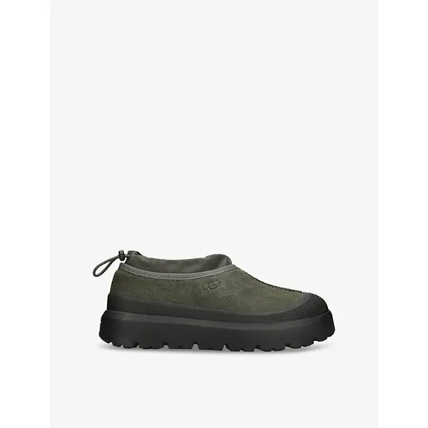 UGG Tasman Weather Hybrid Suede Slippers - Khaki