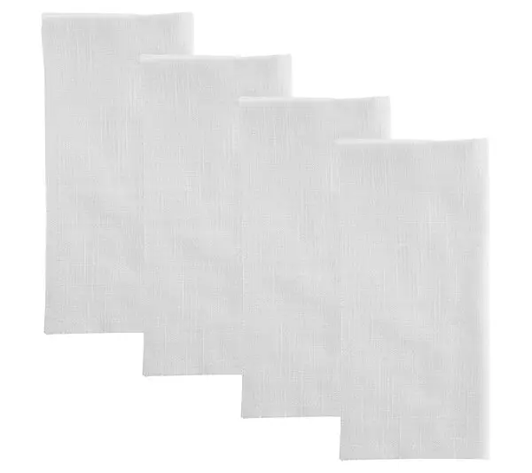 KARMA GIFTS Karma Slubbed Dinner Napkins Set Of 4