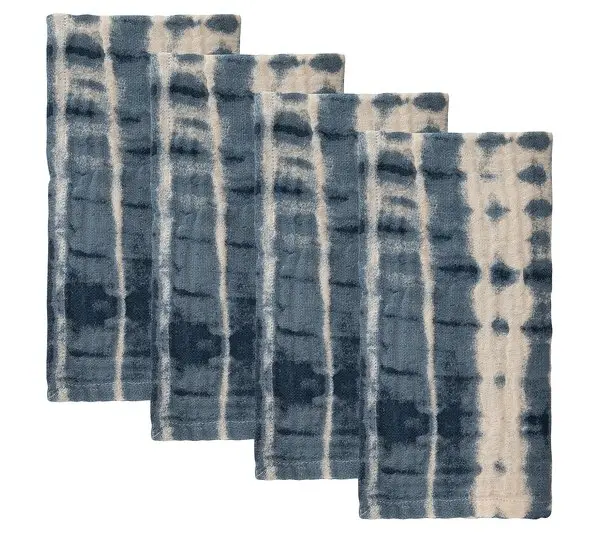 KARMA GIFTS Karma Tie Dye Dinner Napkins Set Of 4
