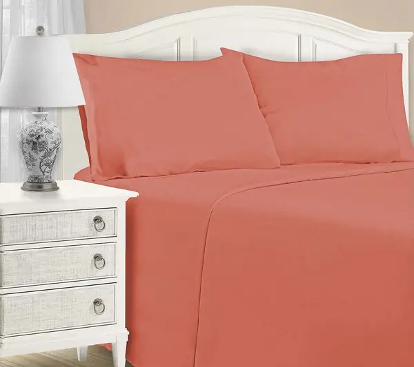 SUPERIOR 1200tc Cotton Blend Deep Pocket Bed Sh Eet Set, King