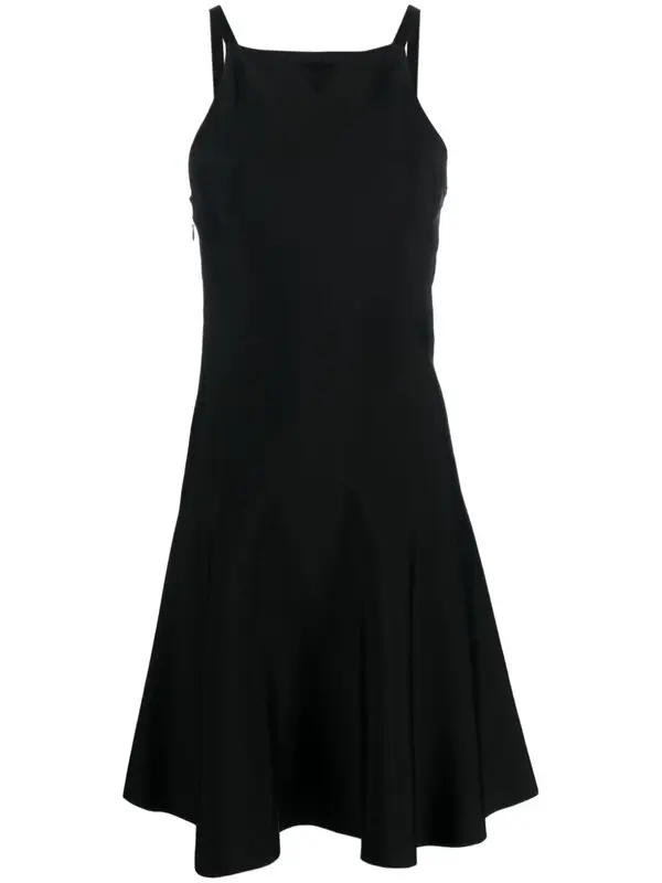 Prada Sleeveless Flared Mini Dress