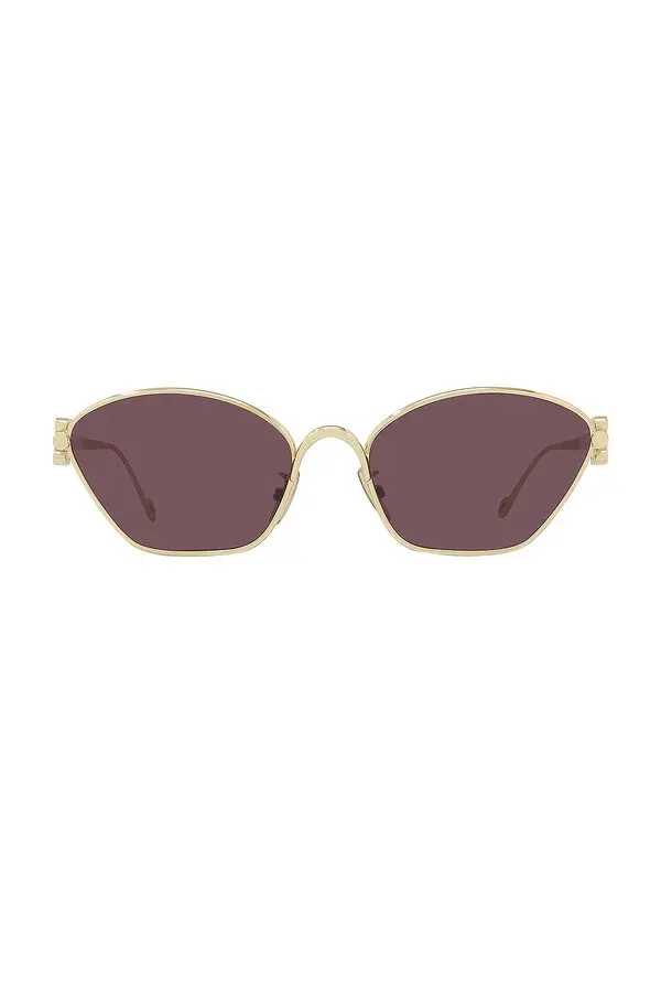 Loewe Anagram Sunglasses - Shiny Endura Gold & Violet