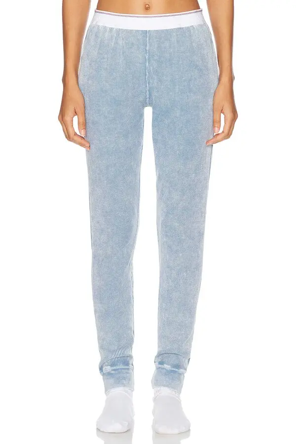 Alexander Wang Waffle Knit Jogger Washed Blue 25% Off