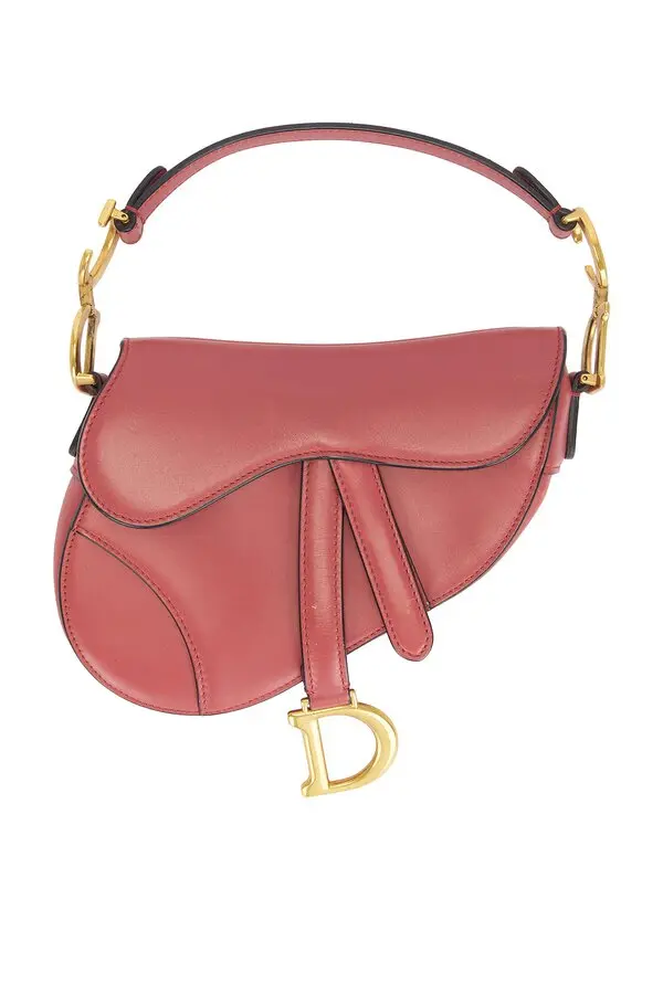 Dior Mini Saddle Bag - Mauve