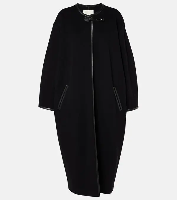 Isabel Marant Elza Wool And Cashmere Coat - Black