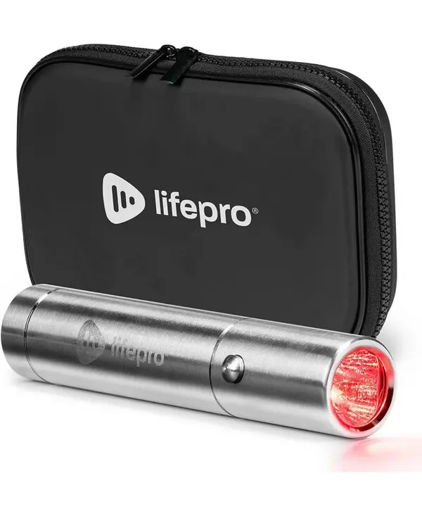LIFEPRO Red & Infrared Light Therapy Device For Pain Relief & Inflammation - Silver