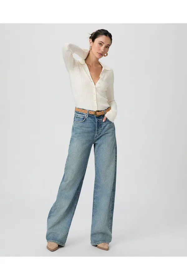 Paige Arellia Barrel Leg Jean
