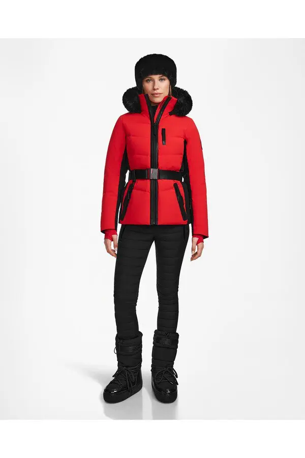 Rudsak Quilted Ski Jacket - Red