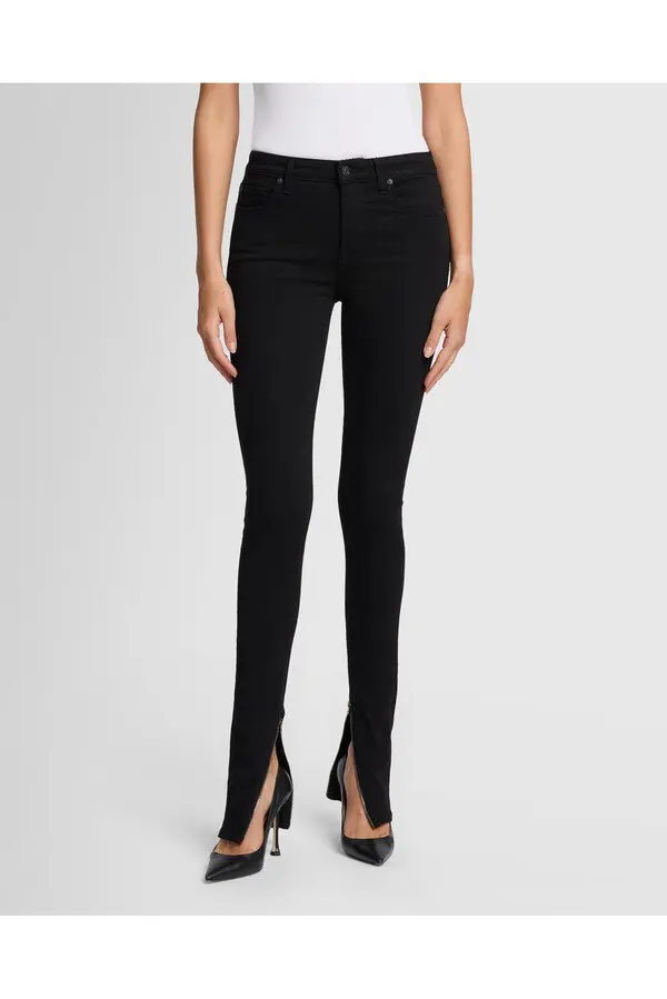 7 For All Mankind Slim Illusion Anna Skinny In Gloom