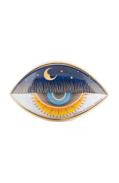 KARMA AND LUCK Nocturnal Peaceevil Eye Ceramic Statue