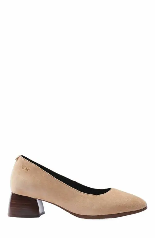 VISCATA Milan Suede Heels - Camel