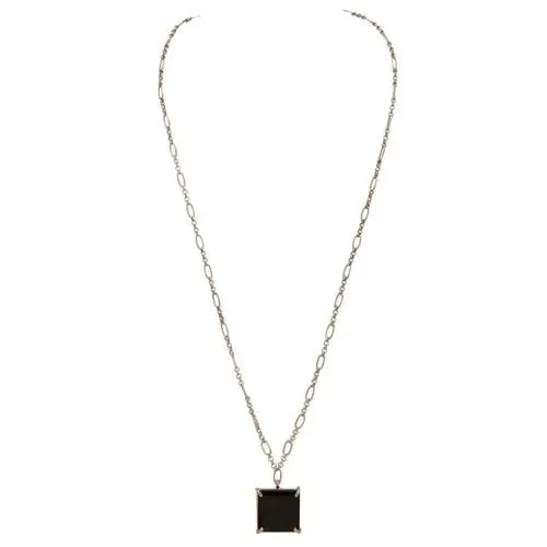 DHWANI BHANSAL Blanco Pendant - White Rhodium Plated