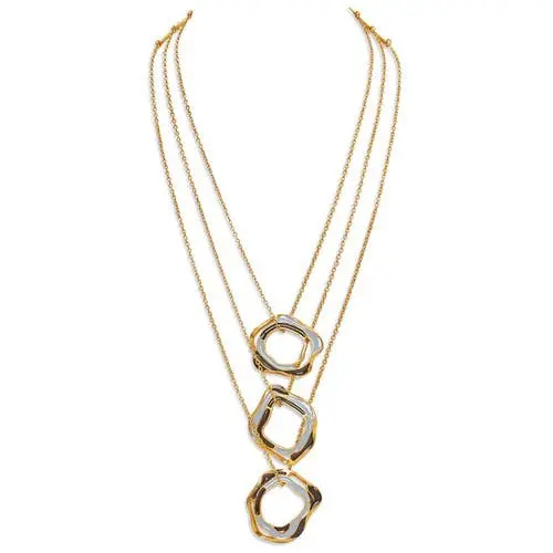 DHWANI BHANSAL Aqua Layered Statement Necklace