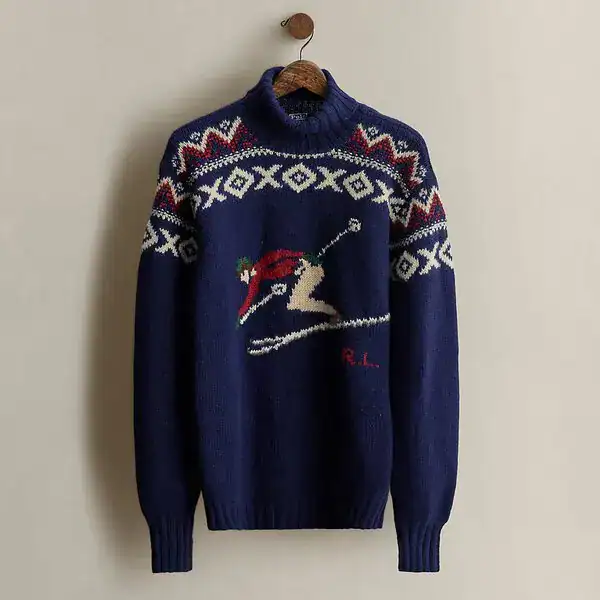 Ralph Lauren 2003 Hand-Knit Skier Sweater Size - Multi | Editorialist