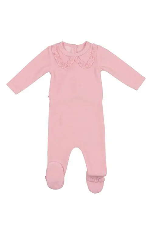 MANIÈRE Ruffle Accent Cotton Footie