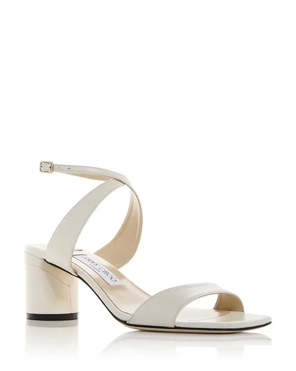 JIMMY CHOO Jago 60 Ankle Strap Sandals - Latte