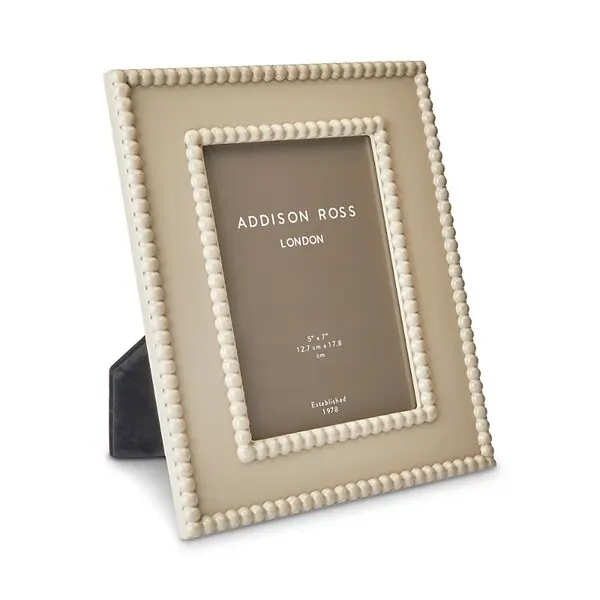 ADDISON ROSS Cappuccino Bobbin Picture Frame, 5 X 7