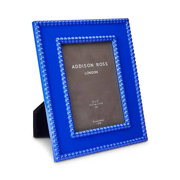 ADDISON ROSS Bobbin Picture Frame, 5 X 7 - Cobalt