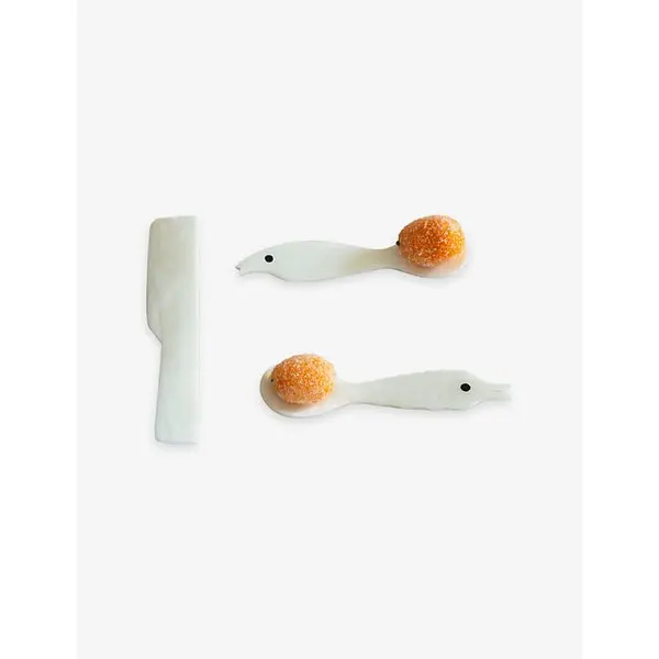 GOHAR WORLD Sea Creatures Mother-of-pearl Spoon Set