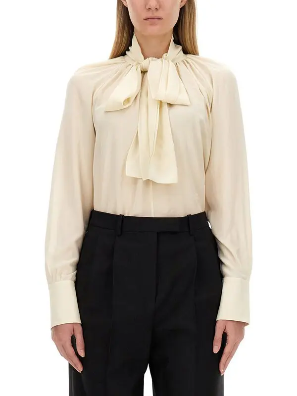 Givenchy Shirt With Lavalliére Collar