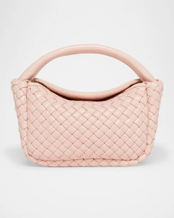 Bottega Veneta Cobble Mini Top-handle Bag - Cameo
