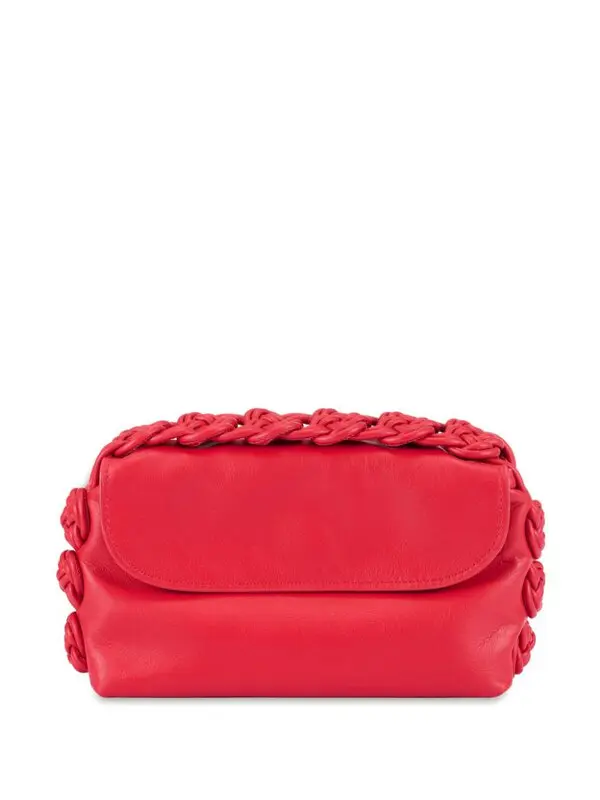 Shanghai Tang Rose Knot Clutch Bag - Red