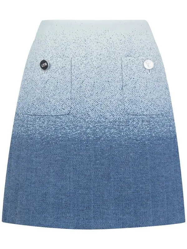 Ports 1961 Gradient-effect A-line Skirt