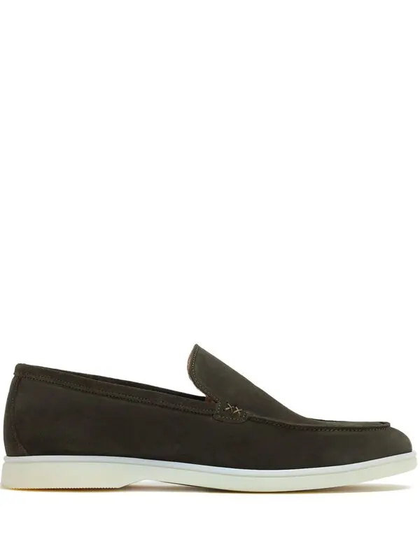 FORSA Suede Loafers - Green