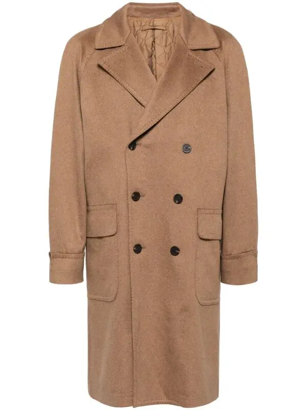 MAN ON THE BOON. On The Boon Double-breasted Cashmere Blend Coat