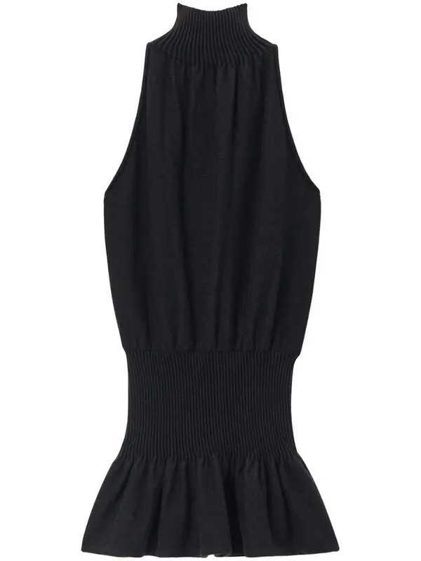 Alexander Wang Ruched Halterneck Mini Dress